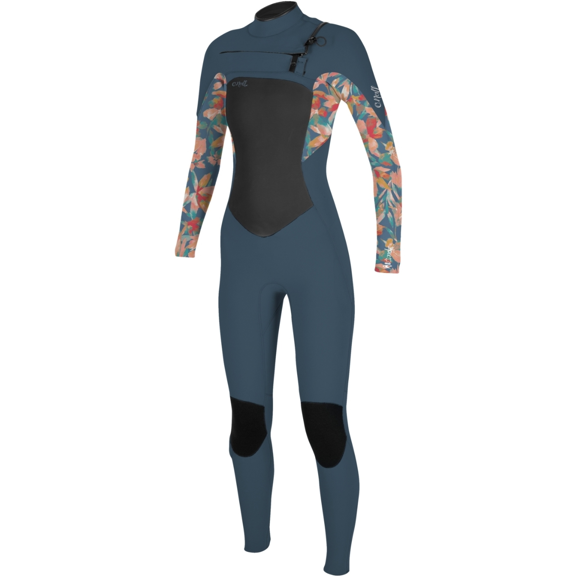 2025 O'Neill Junior Epic 4/3mm Chest Zip Wetsuit 5358G - Copen Blue / Painted | Wetsuit Outlet